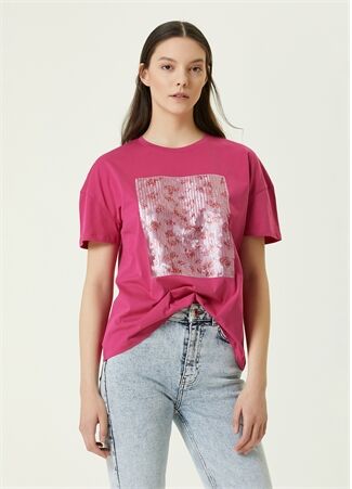 Network Kadın Şeftali T-shirt Pembe Xs Eu
