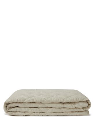 Graziano Home Essere Gri Keten Yatak Örtüsü