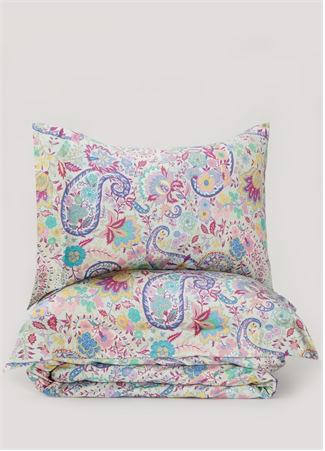 Etro Home Şal Desenli Çift Kişilik Nevresim Takımı Yeşil