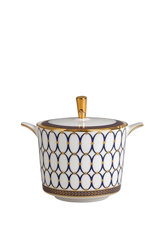 Wedgwood Renaissance Geometrik Desenli Seramik Şekerlik Çok Renkli Wedgwood Renaissance Geometrik Desenli Seramik Şekerlik Çok Renkli