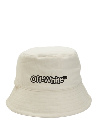 Off-white Erkek Beyaz Logolu Şapka Bej Eu Off-white Erkek Beyaz Logolu Şapka Bej Eu