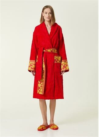 Versace Bornoz Kırmızı Versace Bornoz Kırmızı