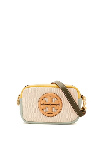 Tory Burch Kadın Colorblocked Logolu Omuz Çantası Bej Eu Tory Burch Kadın Colorblocked Logolu Omuz Çantası Bej Eu