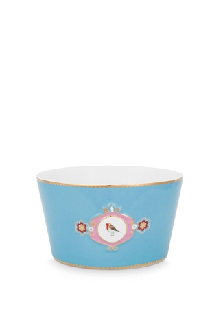 Pip Studio Love Birds Mavi Porselen Kase Çok Renkli