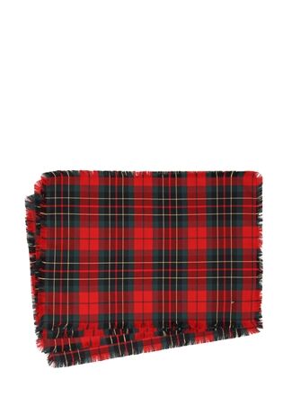 Poetique Strasbourg Ekose Desenli 4lü Amerikan Servis Seti Çok Renkli