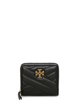 Tory Burch Kadın Kira Chevron Siyah Deri Cüzdan EU