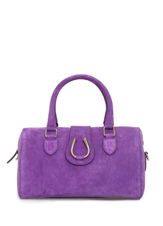 Mare Atelier Kadın Velt Lila Deri Omuz Çantası Mor EU Mare Atelier Kadın Velt Lila Deri Omuz Çantası Mor EU