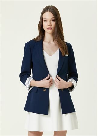 Network Kadın CEKET Lacivert 34 EU