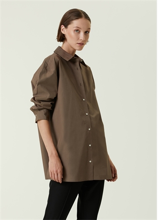 Loulou Studio Kadın GÖMLEK Haki M EU