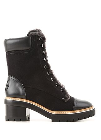 Tory Burch Kadın Siyah Topuklu Bot US