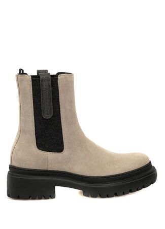 Brunello Cucinelli Kadın BOT Bej 35 EU
