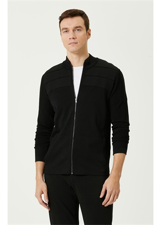 Network Erkek Slim Fit Siyah Yün Triko Mont S EU Network Erkek Slim Fit Siyah Yün Triko Mont S EU