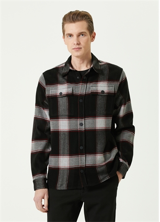 Beymen Club Erkek Siyah Ekose Desenli Dış Gömlek S Beymen Club Erkek Siyah Ekose Desenli Dış Gömlek S