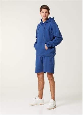 Les Benjamins Erkek Mavi Beli Bağcıklı Şort Lacivert S EU