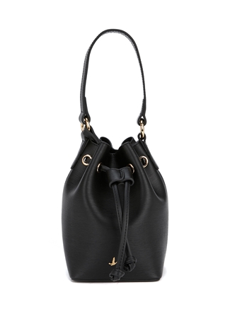 Beymen Club Kadın Mini Soho Siyah Ağzı Büzgülü Çanta EU Beymen Club Kadın Mini Soho Siyah Ağzı Büzgülü Çanta EU