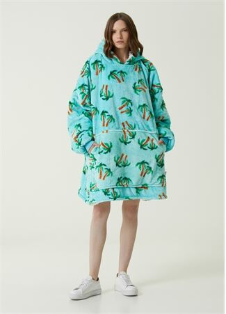 Blankie Palm Beach Mavi Kapüşonlu Sweatshirt EU