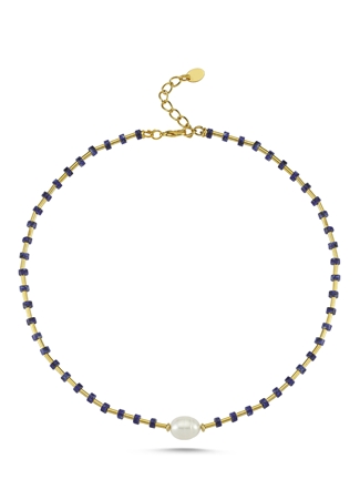 Berrin Özkan Kadın Lapis İncili Boncuklu Kolye EU Berrin Özkan Kadın Lapis İncili Boncuklu Kolye EU