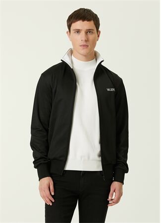 Valentino Erkek Siyah Logolu Sweatshirt S EU