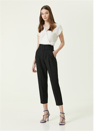 Network Kadın Regular Fit Siyah Pantolon 42 Eu Network Kadın Regular Fit Siyah Pantolon 42 Eu