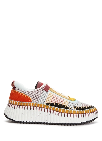 Chloe Kadın Pembe Dikiş Detaylı Sneaker 36 Eu Chloe Kadın Pembe Dikiş Detaylı Sneaker 36 Eu
