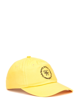 Sporty & Rich Kadın Turuncu Logo Nakışlı Şapka EU