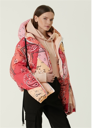 Khrisjoy Kadın Pembe Kapüşonlu Karışık Desenli Mont 0 EU Khrisjoy Kadın Pembe Kapüşonlu Karışık Desenli Mont 0 EU