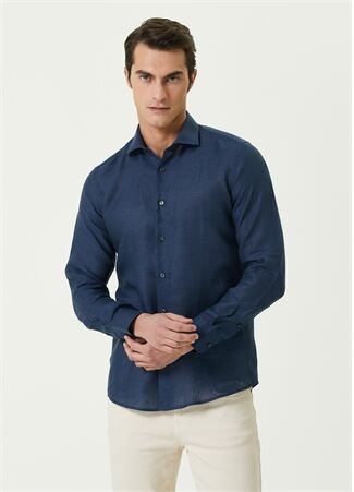 Pal Zileri Erkek Gömlek Lacivert 39 It