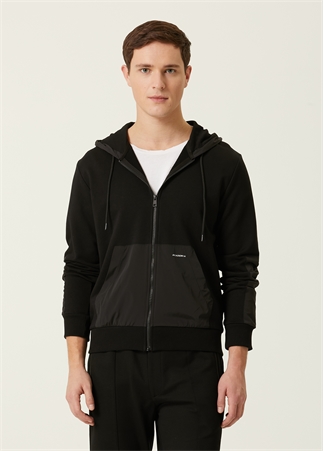 Academia Erkek Siyah Kapüşonlu Garni Detaylı Sweatshirt XS EU Academia Erkek Siyah Kapüşonlu Garni Detaylı Sweatshirt XS EU