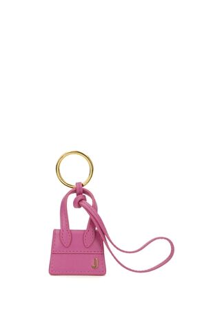 Jacquemus Kadın Pembe Çanta Formlu Deri Anahtarlık EU Jacquemus Kadın Pembe Çanta Formlu Deri Anahtarlık EU