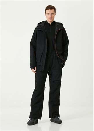 Zegna Erkek Techmerino Siyah Yün Kayak Pantolonu M IT