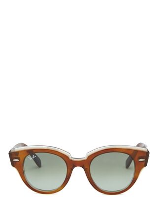 Ray-Ban Kadın Roundabout Havana Güneş Gözlüğü Kahverengi 47 EU Ray-Ban Kadın Roundabout Havana Güneş Gözlüğü Kahverengi 47 EU