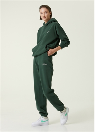 Sporty & Rich Kadın Haki Logo Nakışlı Jogger Eşofman Yeşil S EU Sporty & Rich Kadın Haki Logo Nakışlı Jogger Eşofman Yeşil S EU
