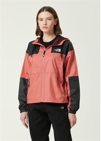 The North Face Kadın Sheru Pembe Siyah Kapüşonlu Mont S EU