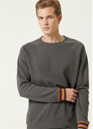 Paul Smith Erkek Antrasit Renkli Rib Detaylı Pijama Üstü Gri M EU Paul Smith Erkek Antrasit Renkli Rib Detaylı Pijama Üstü Gri M EU