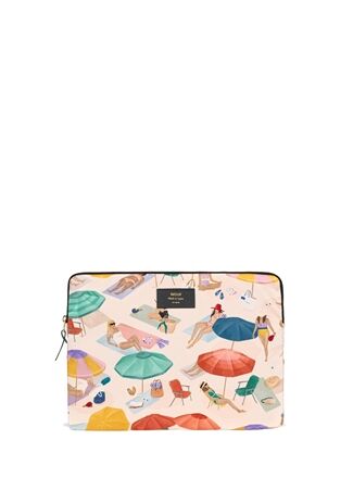 Wouf Kadın Barceloneta Desenli Deri Laptop Kılıfı EU