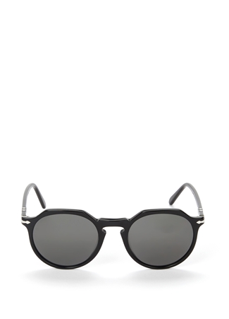 Persol Siyah Yuvarlak Formlu Güneş Gözlüğü 52 EU Persol Siyah Yuvarlak Formlu Güneş Gözlüğü 52 EU