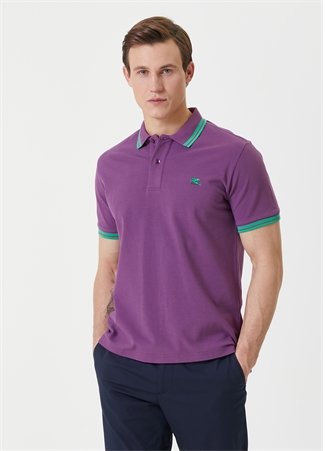 Etro Erkek Mor Polo Yaka Logolu T-shirt S Eu Etro Erkek Mor Polo Yaka Logolu T-shirt S Eu
