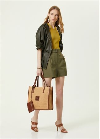 Network Kadın Şort Haki 34 Eu