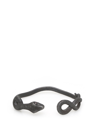 AIDA Erkek Yılan Figürlü Koyu Oksit Gümüş Rengi L Bileklik Gri EU AIDA Erkek Yılan Figürlü Koyu Oksit Gümüş Rengi L Bileklik Gri EU