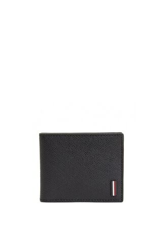 Tommy Hilfiger Erkek Siyah Deri Cüzdan Eu