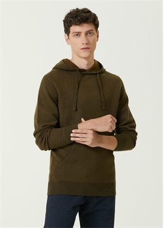 Aspesi Erkek Haki Kapüşonlu Yün Kazak 46 IT Aspesi Erkek Haki Kapüşonlu Yün Kazak 46 IT