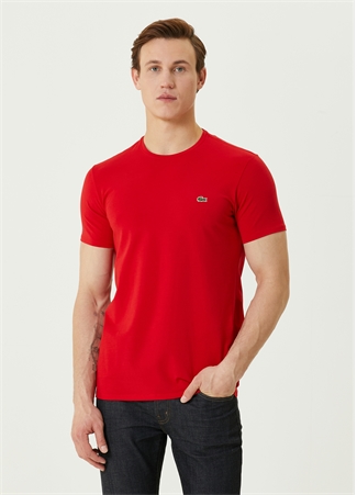Lacoste Erkek Slim Fit Kırmızı Logolu T-shirt S Eu Lacoste Erkek Slim Fit Kırmızı Logolu T-shirt S Eu