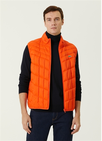 Lacoste Erkek Turuncu Kapüşonlu Kapitoneli Yelek XS EU Lacoste Erkek Turuncu Kapüşonlu Kapitoneli Yelek XS EU