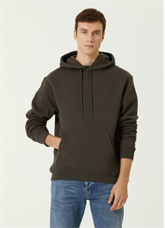 Closed Erkek Kahverengi Kapüşonlu Organik Pamuk Sweatshirt M EU Closed Erkek Kahverengi Kapüşonlu Organik Pamuk Sweatshirt M EU