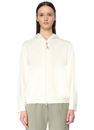 Brunello Cucinelli Kadın SWEATSHIRT Beyaz M EU