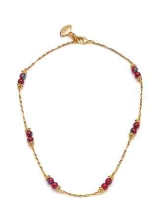 Mon Reve Kadın Calmante Boncuklu Altın Rengi Kaplama Kolye EU Mon Reve Kadın Calmante Boncuklu Altın Rengi Kaplama Kolye EU