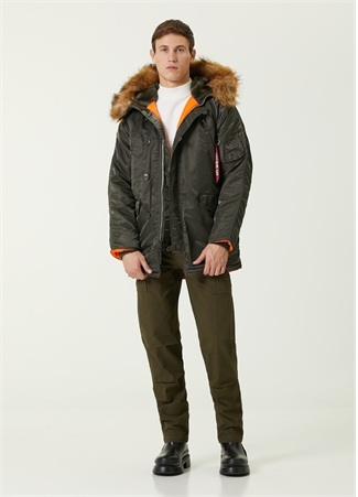 Alpha Industries Erkek Yeşil Kargo Pantolon 28 IT Alpha Industries Erkek Yeşil Kargo Pantolon 28 IT