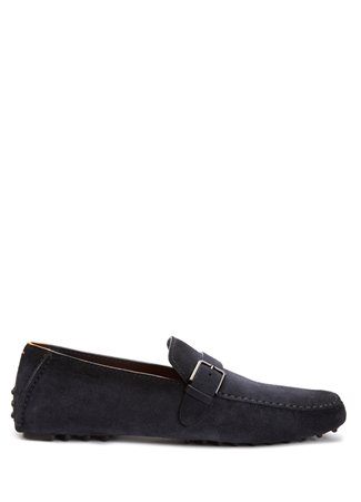 Santoni Erkek Siyah Kemer Detaylı Deri Driver Lacivert 0.5 Uk Santoni Erkek Siyah Kemer Detaylı Deri Driver Lacivert 0.5 Uk