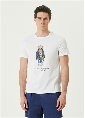 Polo Ralph Lauren Erkek Beyaz Ayıcık Baskılı Logolu T-shirt Xs Eu Polo Ralph Lauren Erkek Beyaz Ayıcık Baskılı Logolu T-shirt Xs Eu