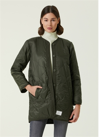 Alpha Industries Kadın Haki Kapitoneli Mont XS EU Alpha Industries Kadın Haki Kapitoneli Mont XS EU